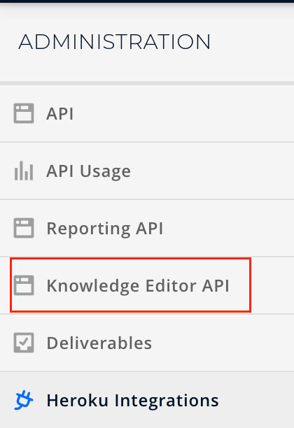 Editor API Setup - Inbenta developers